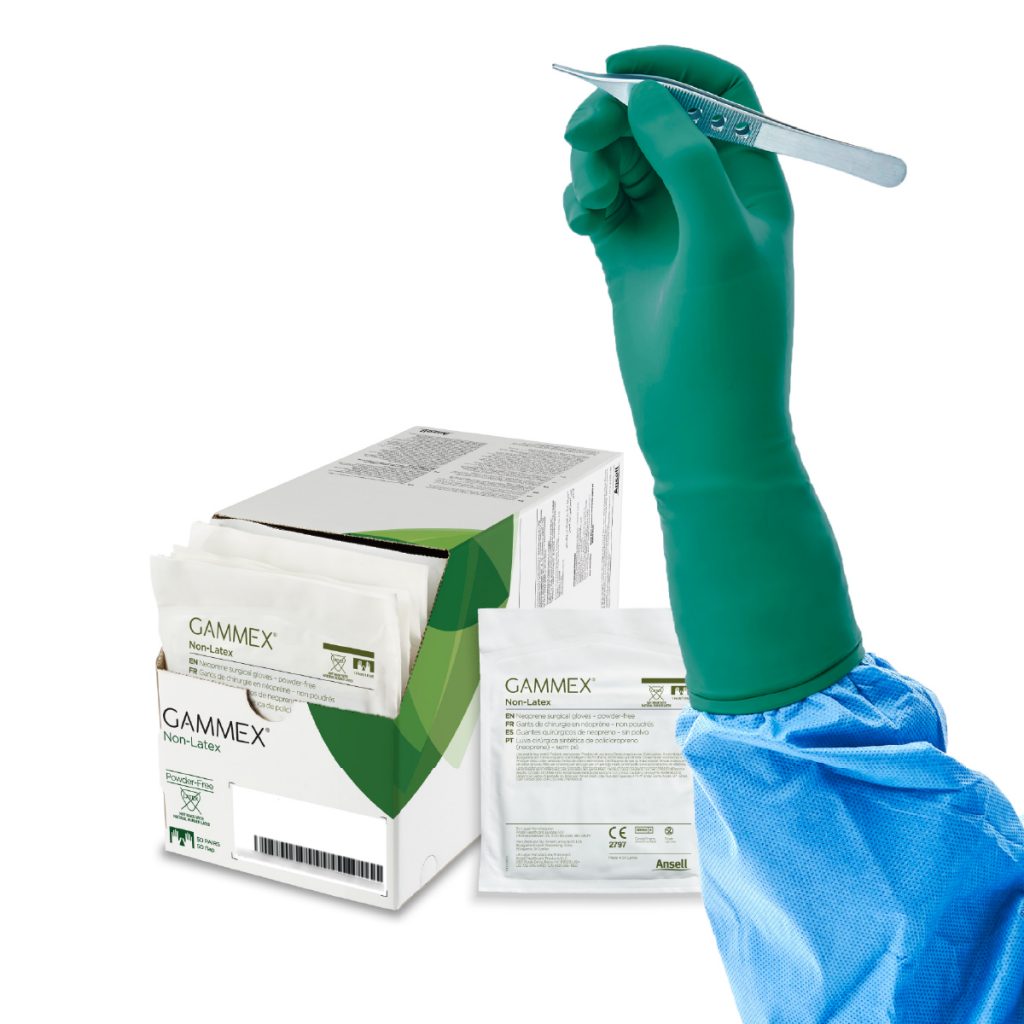 Guante para Cirujano de Látex Medi-Grip Libre de Polvo – Pronamac